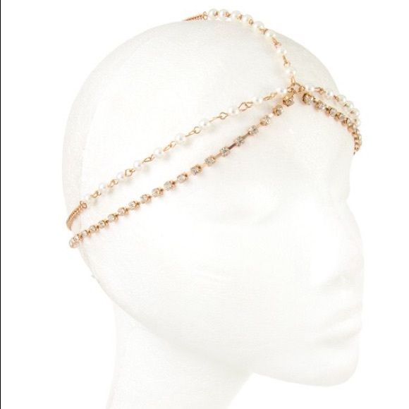 Accessories | Gem Pearl Head Chain | Poshmark